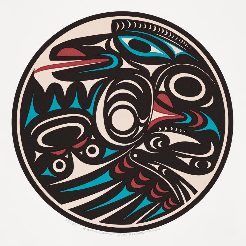 Ravens Choice - Salish Weave